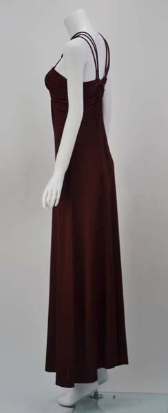 1970s Joy Stevens Criss Cross Strap Dress - MRS Couture